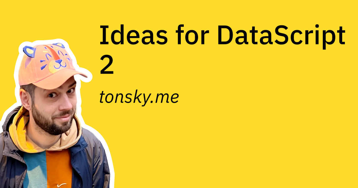 Ideas for DataScript 2 @ tonsky.me