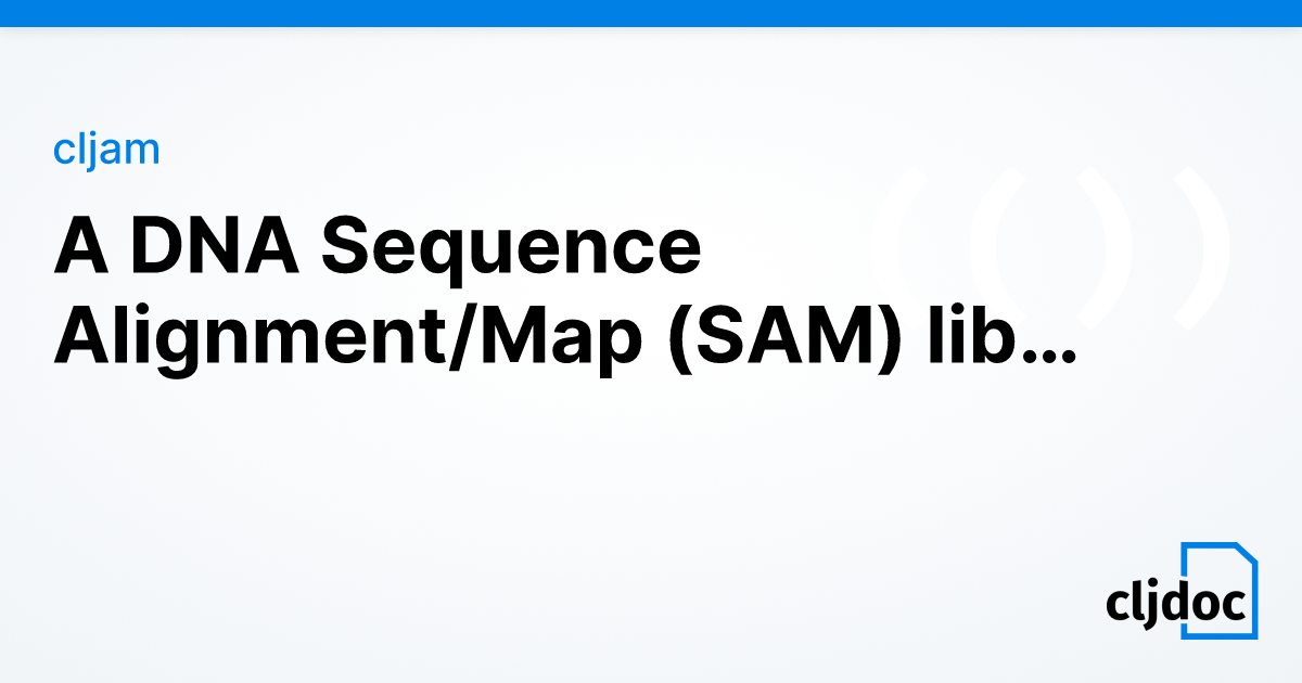 Readme — cljam 0.8.5