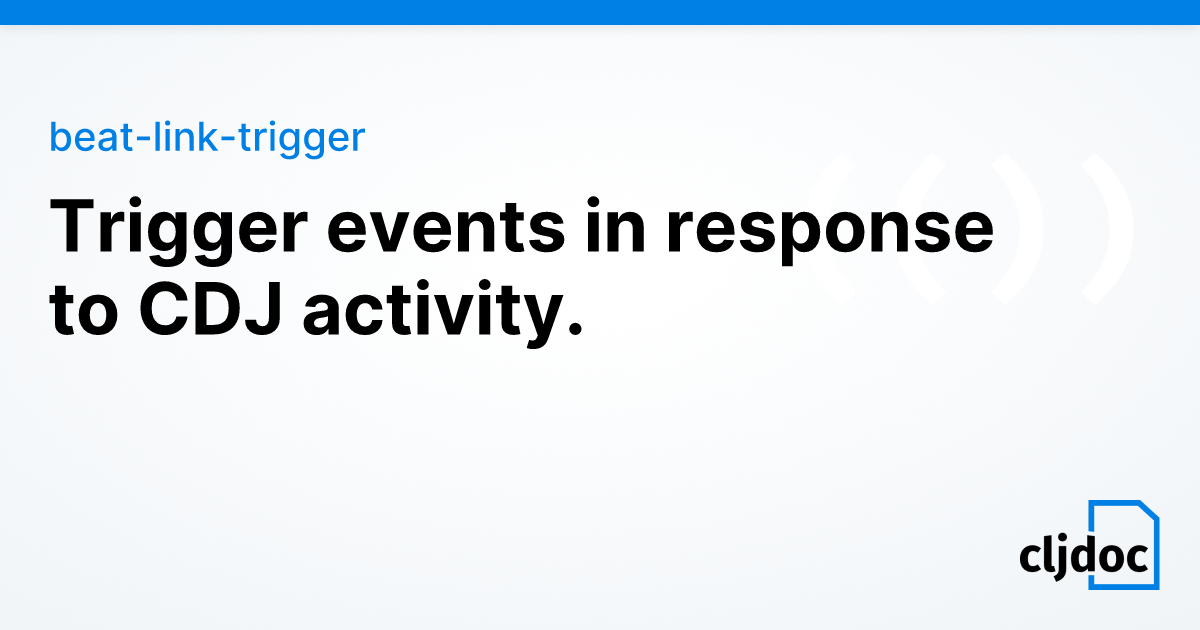 Readme — beat-link-trigger 0.3.5